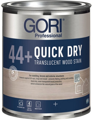 Gori 44+ Quick Dry Translucent Wood Stain 900 Clear 5L