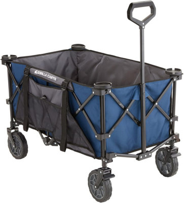 Gorilla Carts 7 cu feet 185L Foldable Festival Wagon Collapsible ...
