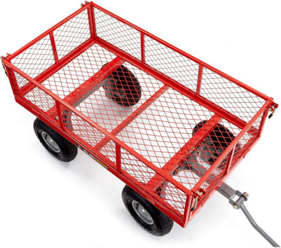 Gorilla Carts Steel Utility Cart with Removable Sides - Heavy-Duty ...