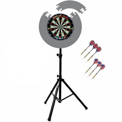 Gorilla Darts Double 20 Dartboard Puzzle Surround Set & Arrow Pro ...