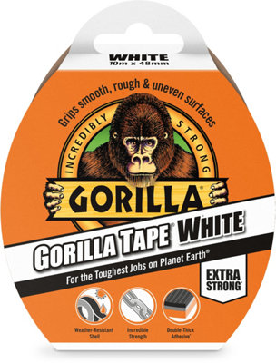 Buy Gorilla - Gorilla Tape 48mm x 10m White | DIY at B&Q