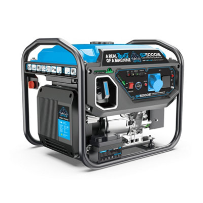 Gorilla Power 5000W Inverter Open Frame Generator with Electric Start ...