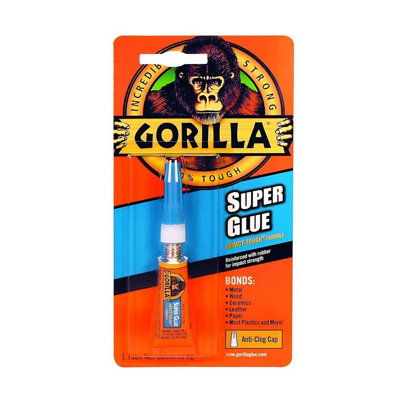 Gorilla Strong Adhesive Liquid 3g - Fast-Setting, Impact-Resistant ...