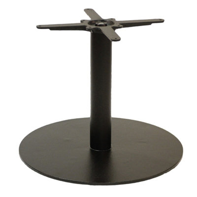 Gorzan Round Cast iron Table Base Large Coffee | DIY at B&Q