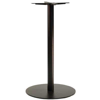 Gorzan Round Cast iron Table Base Large Poseur | DIY at B&Q