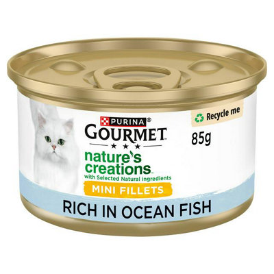 Gourmet Natures Creations Cat Food Fish 85g (Pack of 12) | DIY at B&Q