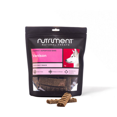 Gourmet Superfood Bars Venison (1kg) High Protein Low Fat Treats
