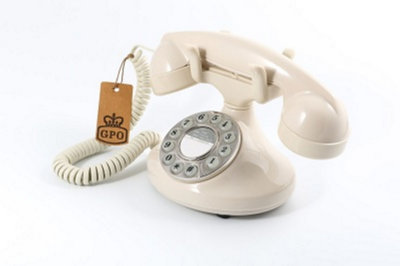 GPO Pearl Ivory Retro Telephone at B&Q