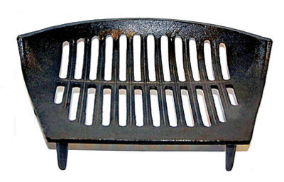 GRA03 18 Inch Metal Fire Grate Heavy Duty Fireplace Basket Solid Fuel ...