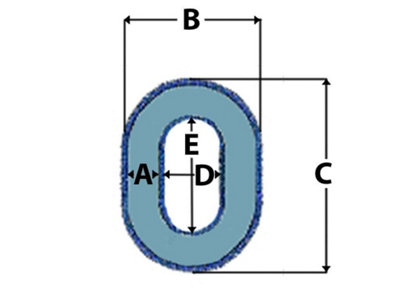 Grade 100 Lifting Chain Short Link 6MM (1.5 Ton Heavy Duty 1.5T Side ...