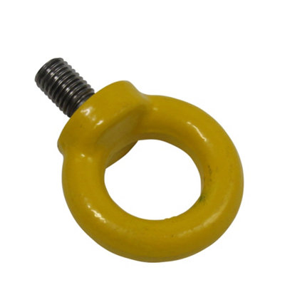 Grade 80 High Tensile Eye Bolt 6MM M6 (Lifting Collared Threaded Eyenut ...