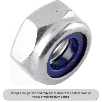 Grade A2 Nylon Insert Locking Nuts Stainless Steel T Type M12 Pack Qty 100