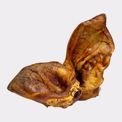 Grade B Sow Ears (25pcs nets) Natural Dog Treat | DIY at B&Q