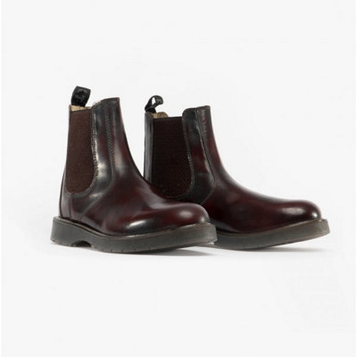Grafters Grafters BELGRAVIA Unisex Chelsea Boots Oxblood - uk-size-7 Red