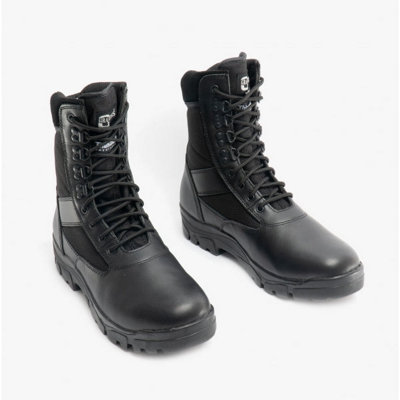 Grafters Grafters G-FORCE Unisex Non-Safety Combat Boots Black - uk ...