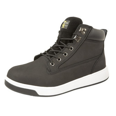 Grafters Mens Action Safety Trainer Boot Black Multi (3 UK)