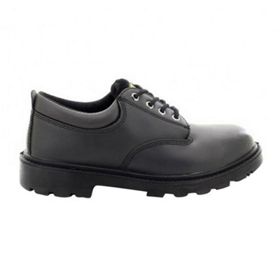 Grafters Mens Contractor 4 Eye Safety Shoes Black (6 UK)