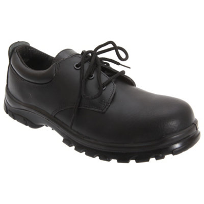 Grafters Mens Fully Composite Non-Metal Safety Shoes Black (44 EUR)