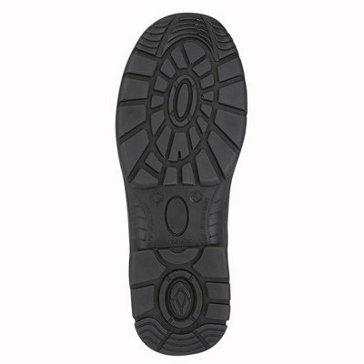 Grafters Mens Leather Safety Shoes Black (9 UK)