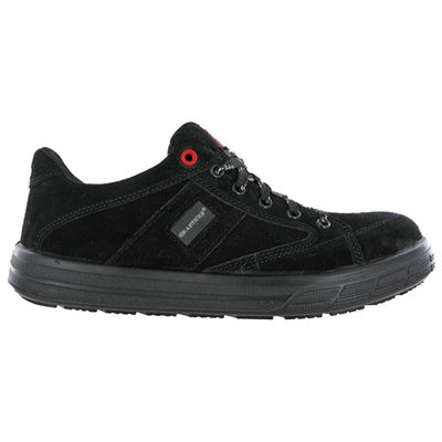 Grafters Mens Skate Type Toe Cap Safety Trainers Black (14 UK)