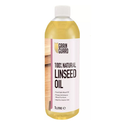 GRAIN GUARD FOOD-SAFE RAW LINSEED WOOD OIL - 1L