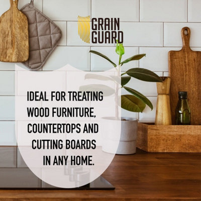 Grain Guard Food-Safe Raw Linseed Wood Oil - 500ml