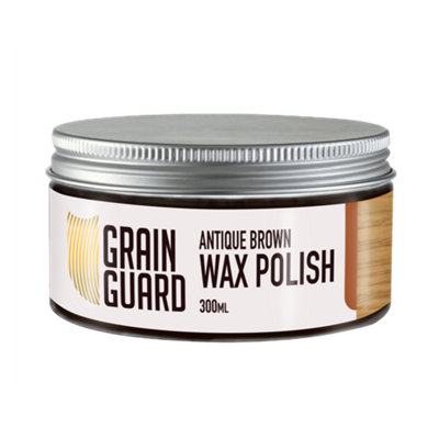 Grain Guard Natural Wax Furniture Polish - Antique Brown - 300ml