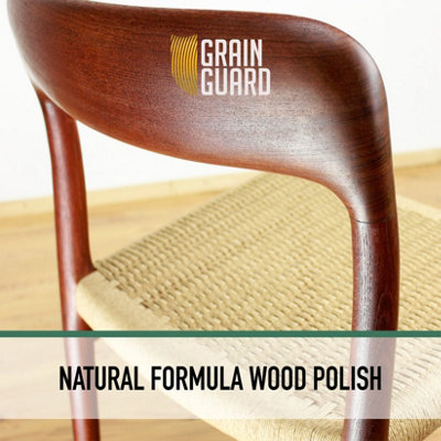 Grain Guard Natural Wax Furniture Polish - Antique Brown - 600ml