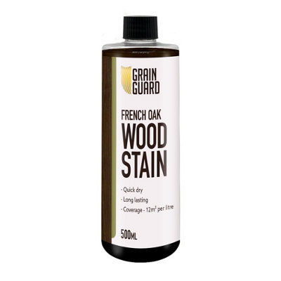 Grain Guard Water Based Wood Stain - French Oak - 500ml