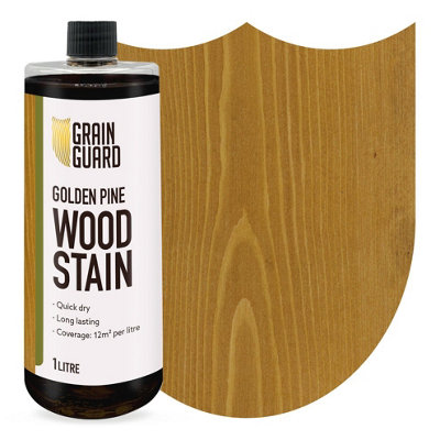 Grain Guard Water Based Wood Stain - Golden Pine - 1l