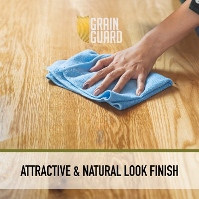 Grain Guard Water Based Wood Stain - Medium Oak - 1l