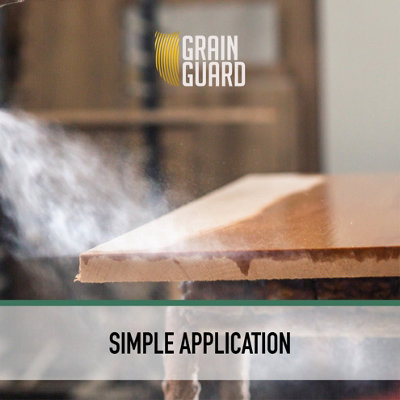 Grain Guard Water Based Wood Stain Spray - Light Oak - 400ml - 2-Pack