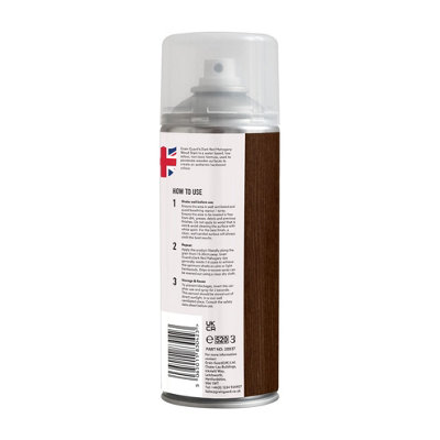 Grain Guard Water Based Wood Stain Spray - Medium Oak - 400ml - 3-Pack