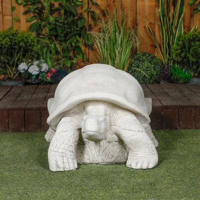 Grand Stone Cast Tortoise Statue