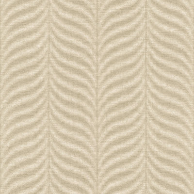 Grandeco Boutique Collection Organic Feather Embossed Wallpaper, Taupe ...