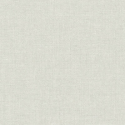 Grandeco Solena Fabric Weave Hessian Textured Plain Wallpaper, Grey