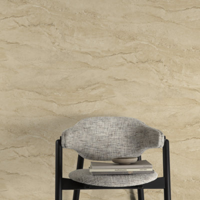 Grandeco Tallab Marble Stone Effect Textured Wallpaper, Blush