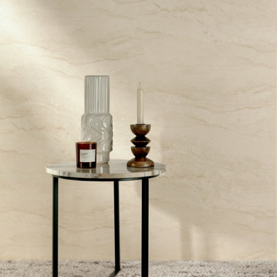 Grandeco Tallab Marble Stone Effect Textured Wallpaper, Neutral