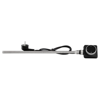 Granitan Electric Heating Element for Bathroom Radiator Spin 600W Black