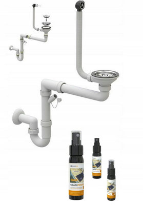 GRANITE KITCHEN SINK GRANITAN ADA WITH TAP AND WASTE SET