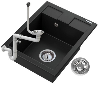 Granite Kitchen Sink Granitan Samos with Syphon 1 Set