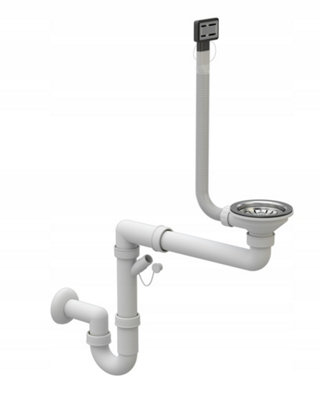 Granite Single Bowl Sink with Drainer and Waste Set - Granitan Louis