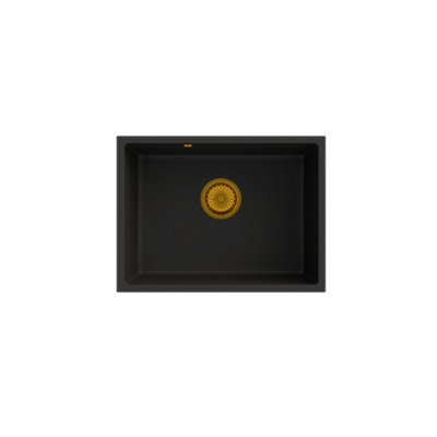 Granite Sink Granitan Manado60 with Gold Drain 1set