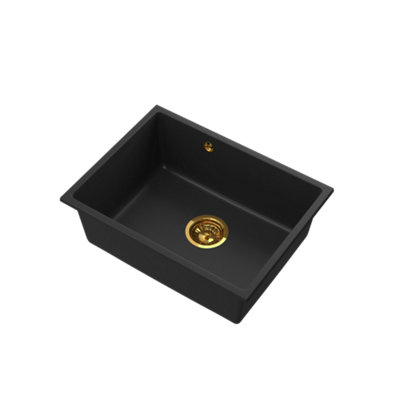 Granite Sink Granitan Manado60 with Gold Drain 1set