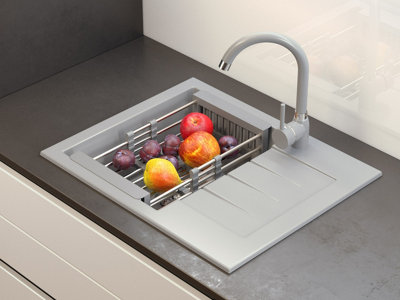 Granite Sink Granitan Milano Single Bowl with Drainboard, Syphon and ...