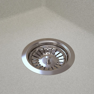 Granite Sink Granitan Milos with Waste Kit 1 Set