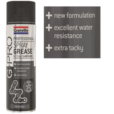 Granville G+Pro Professional Multi Purpose Spray Grease & Bike Chain ...