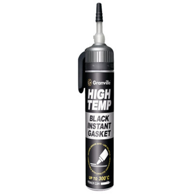 Granville High Temperature Black Instant Gasket Silicone Sealant 200ml