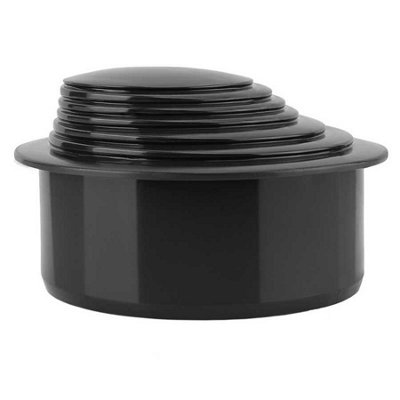 Graphite Gutter Down Pipe Downpipe Downspout Reducer 110mm to Any Size ...