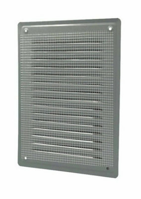 Graphite Metal Air Vent Grille 165mm x 230mm